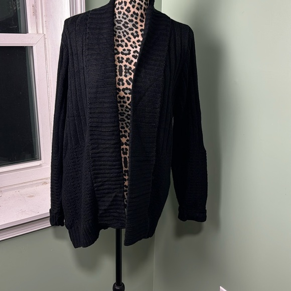 I.B. Diffusion | Sweaters | Ib Diffusion Black Cardigan Sweater 2x ...